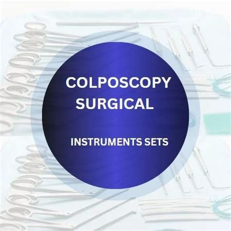 Stainless Steel Colposcopy Surgical Instruments Sets At Rs 14999 Set In