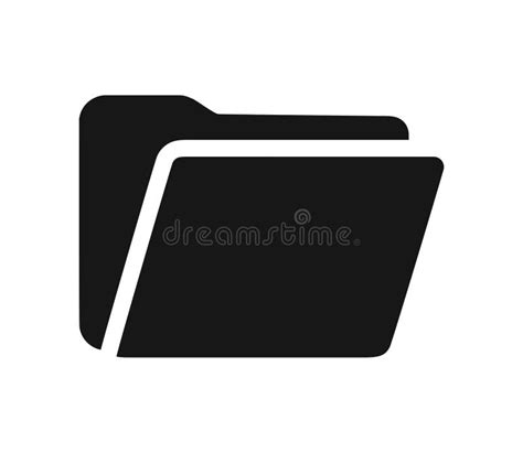 Icon User Interface Folder File Stock Illustration Illustration Of