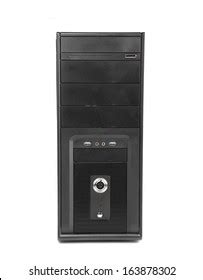 Front View Computer System Unit Isolated Stock Photo Shutterstock