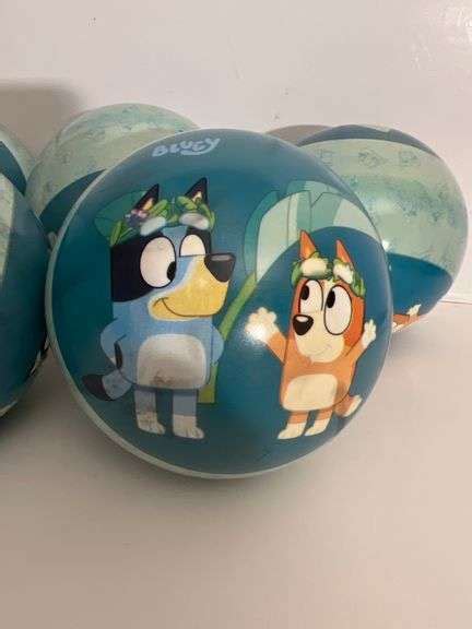 New Bluey Balls Set Of 6 Trice Auctions