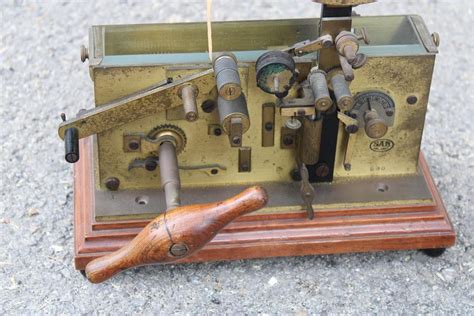 Italian Telegraph In Solid Brass 1880 For Sale At 1stdibs Telegraph