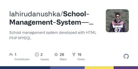 Github Lahirudanushkaschool Management System Php Mysql School