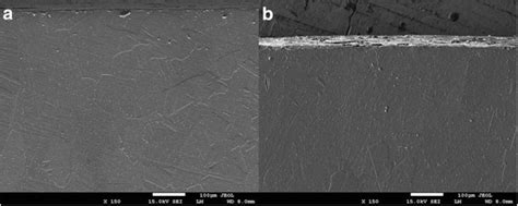 Microstructure Of Worn Side Surfaces Of A Wet Friction And B Dry