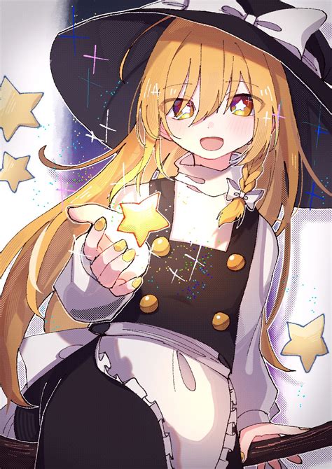Yuzupon Yuzuponpon Kirisame Marisa Touhou Highres 1girl Apron