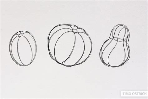 How To Draw A Pumpkin Three Easy Examples Step By Step 🎃