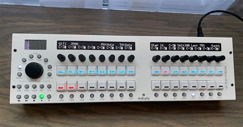 MIDIbox SEQ V Midi Sequencer W OLED Displays And Style Buttons Recording Studio Design