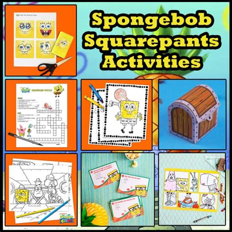 Splash Into Fun With These Spongebob Activity Sheets Skgaleana Free Clipart 5709797