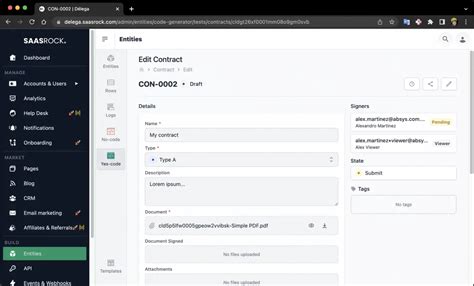 Building A Contracts Saas With Saasrock — Part 2 — Signing Contracts