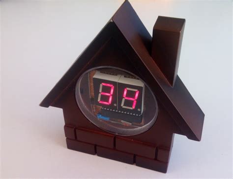 Seven Segment Display Thermometer Arduino Based Trybotics