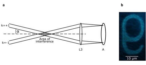 A Interference Of 2 Laser Beams Used For Structured Illumination