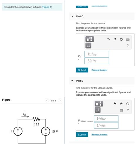 Solved Consider The Circuit Shown In Figurefigure 1 Part