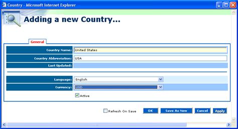 Country And State