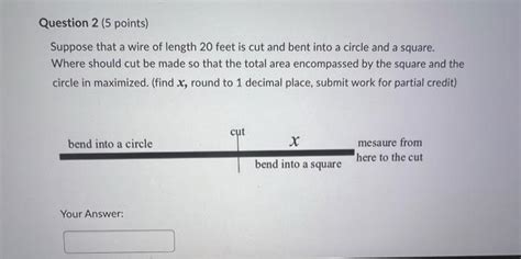 Solved Question 2 5 Points Suppose That A Wire Of Length