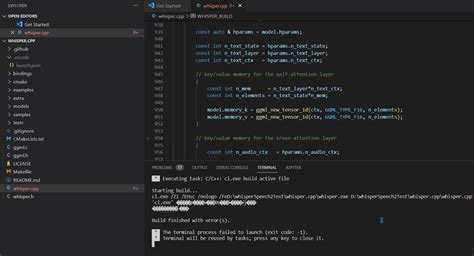Tutorial For Visual Studio Code On Windows Issue Ggerganov Whisper Cpp GitHub