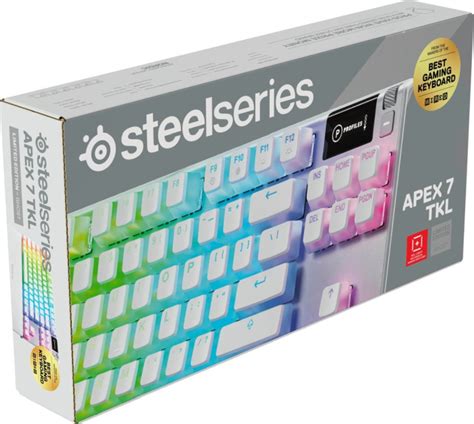 Teclado Gamer Mecânico Steelseries Apex TKL Ghost Limited Edition RGB Switch Red US
