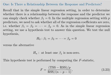 Machine Learning Is There A Relationship Between The Response And