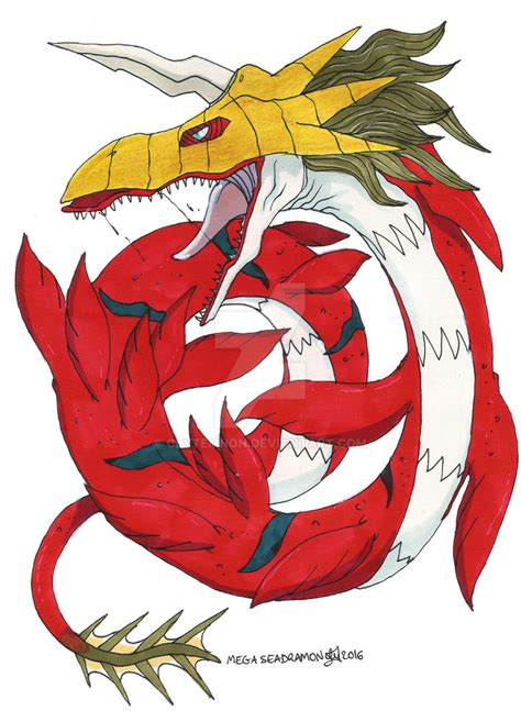 Digimon Megaseadramon By Clytemnon On Deviantart