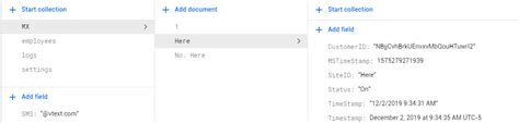 Javascript Google Pub Sub Update Firestore Sub Collection Stack Overflow