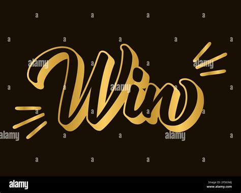 You win word Stock Vector Images - Alamy