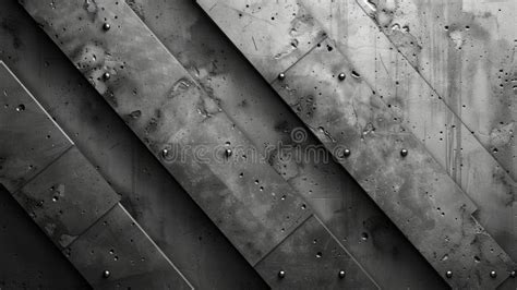 A Close Up Of A Textured Metal Surface With Diagonal Lines And Rivets The Metal Has A Weathered