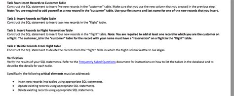 Solved Task List The Following Tables Have Already Been