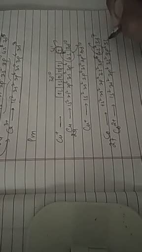 Write Down The Electronic Configuration Of I Cr3 Ii Pm3 Iii Cu