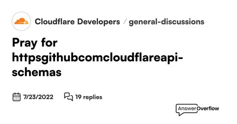 Pray For Cloudflare Developers