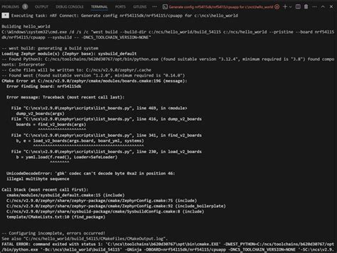 When Configuring The Build In The Vscode Development Environment Using The Hello World Example