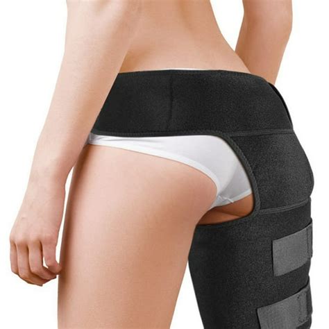 Hip Brace Thigh Hamstring Compression Support Wrap For Hip Flexor Strain Groin Pull Si Joint