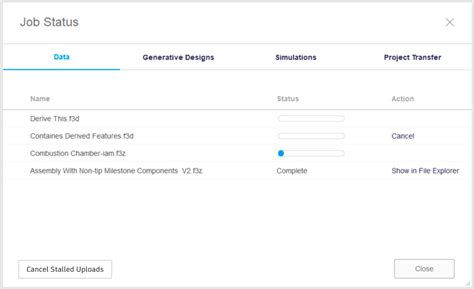 File Stuck In Upload Queue In Fusion