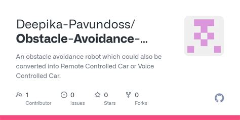 Github Deepika Pavundossobstacle Avoidance Bluetooth Control And