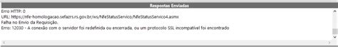 Erro 10054 Acbrnfe Connection Reset By Peer Nfc E Nota Fiscal Do Consumidor Eletrônica