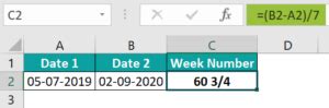 Week Number In Excel Formula Examples How To Use