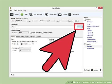 how to convert a mov file to an mp4 14 steps with pictures