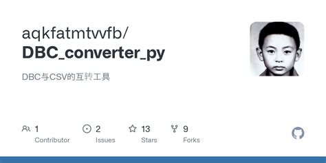 Github Aqkfatmtvvfb Dbc Converter Py Dbc Csv