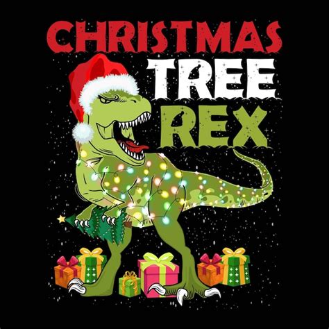 Premium Vector Christmas Tree Rex