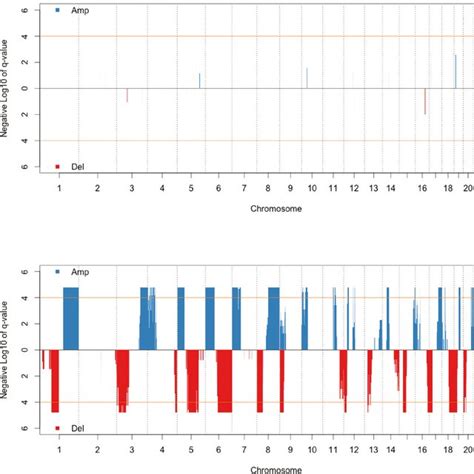 the distribution of recurrent amplification and deletion in paired