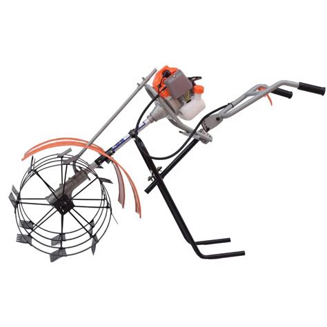 Power Weeder Two Row Paddy Weeder Harvesting Cum Bush Cutter 2 Float