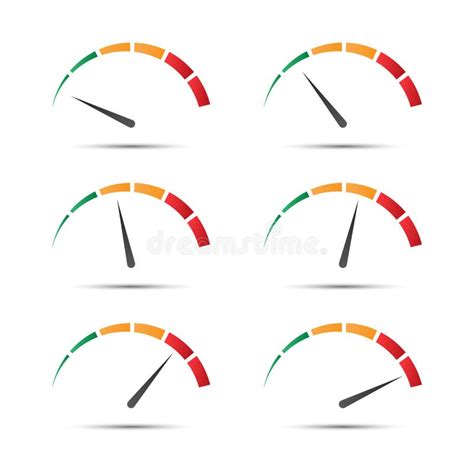 Set Icons Speedometers Stock Illustrations 103 Set Icons Speedometers Stock Illustrations