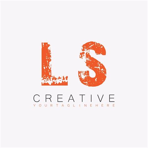 Premium Vector LS Initial Monogram Logo With Letter Creative Design