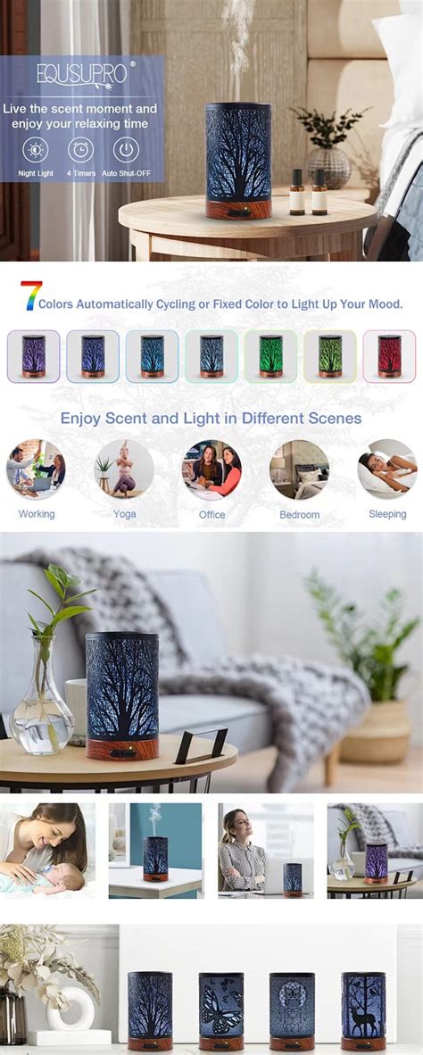 亚马逊跨境树林香薰机香薰灯a详情页