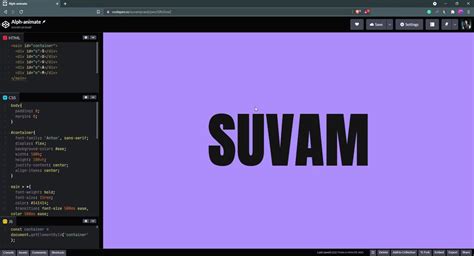 Suvam Prasad On Linkedin Css Animation Typography Motiondesign