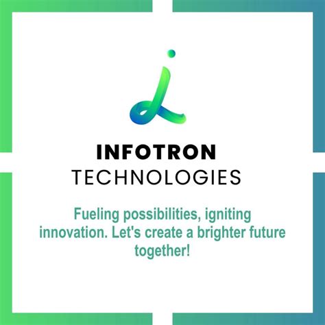 Infotron Technologies On Linkedin Infotron Technology Technologysolutions Software
