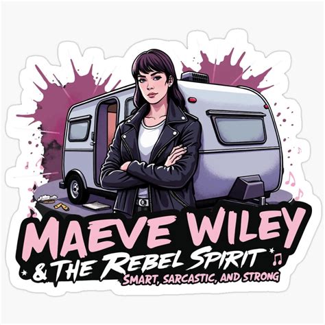 Kirakira Sex Education Maeve And The Rebel Spirit Sticker Decorate Laptops Water Bottles