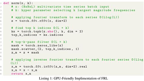 Frequency Adaptive Normalization For Non Stationary Time Series Forecasting · Neurips 2024