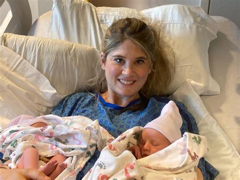 Allegras Birth Story Hospital Induction Unmedicated Vaginal Twin Birth Mamastefit