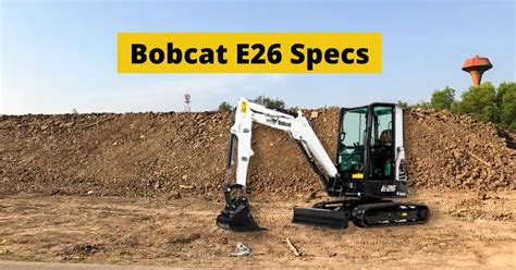 E42 Bobcat Specs Compact Excavator Features Construction Catalogs