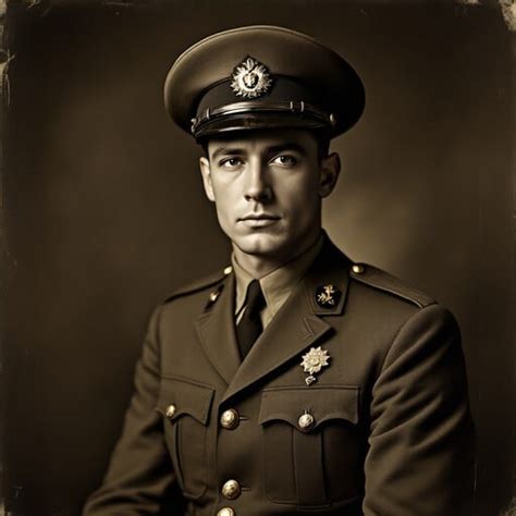 Free Vintage Military Portrait Image Vintage Military Portrait