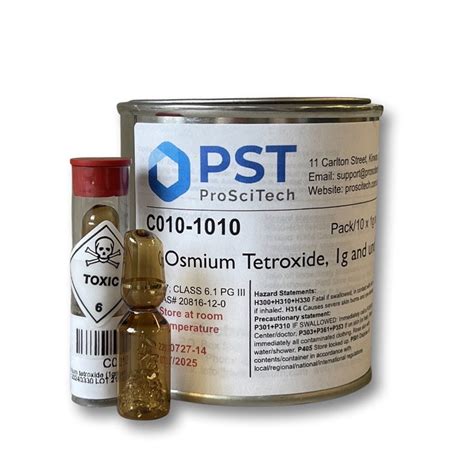 Osmium Tetroxide 1g And Under Dg