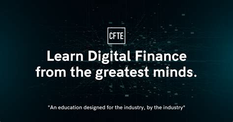Cfte Free Masterclasses Learn Digital Finance From Experts Cfte